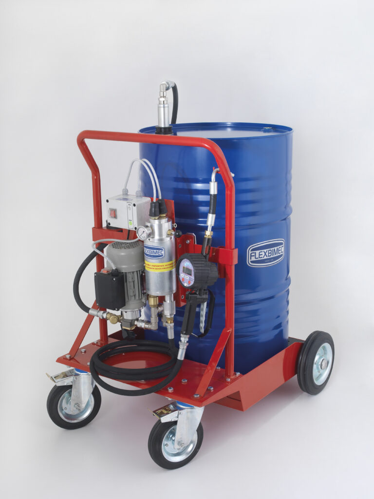 Portable Electric 208L Drum Kit - FLX-2918 - Lubrication Engineering